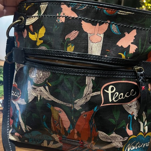 The Sak | Bags | Sakroots Peace Happy Nature Black Satchel Bag | Poshmark